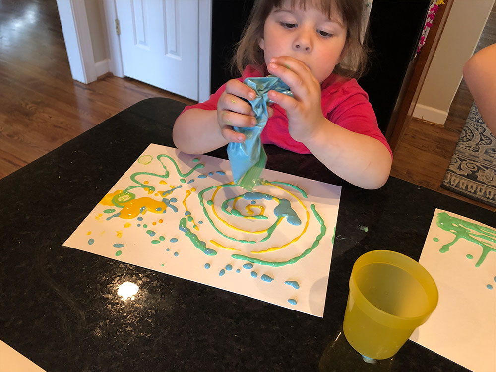 Homemade Puffy Paint | Blue House Kids